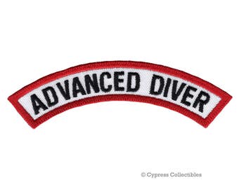 CERTIFIED DIVER Certification Chevron PATCH Scuba Diving | Etsy