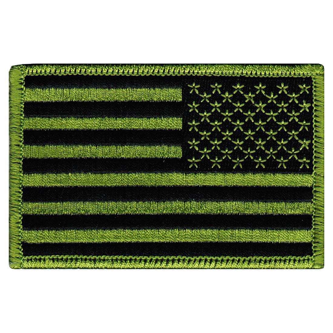 AMERICAN FLAG PATCH Reverse Camo Green Embroidered Iron-on - Etsy