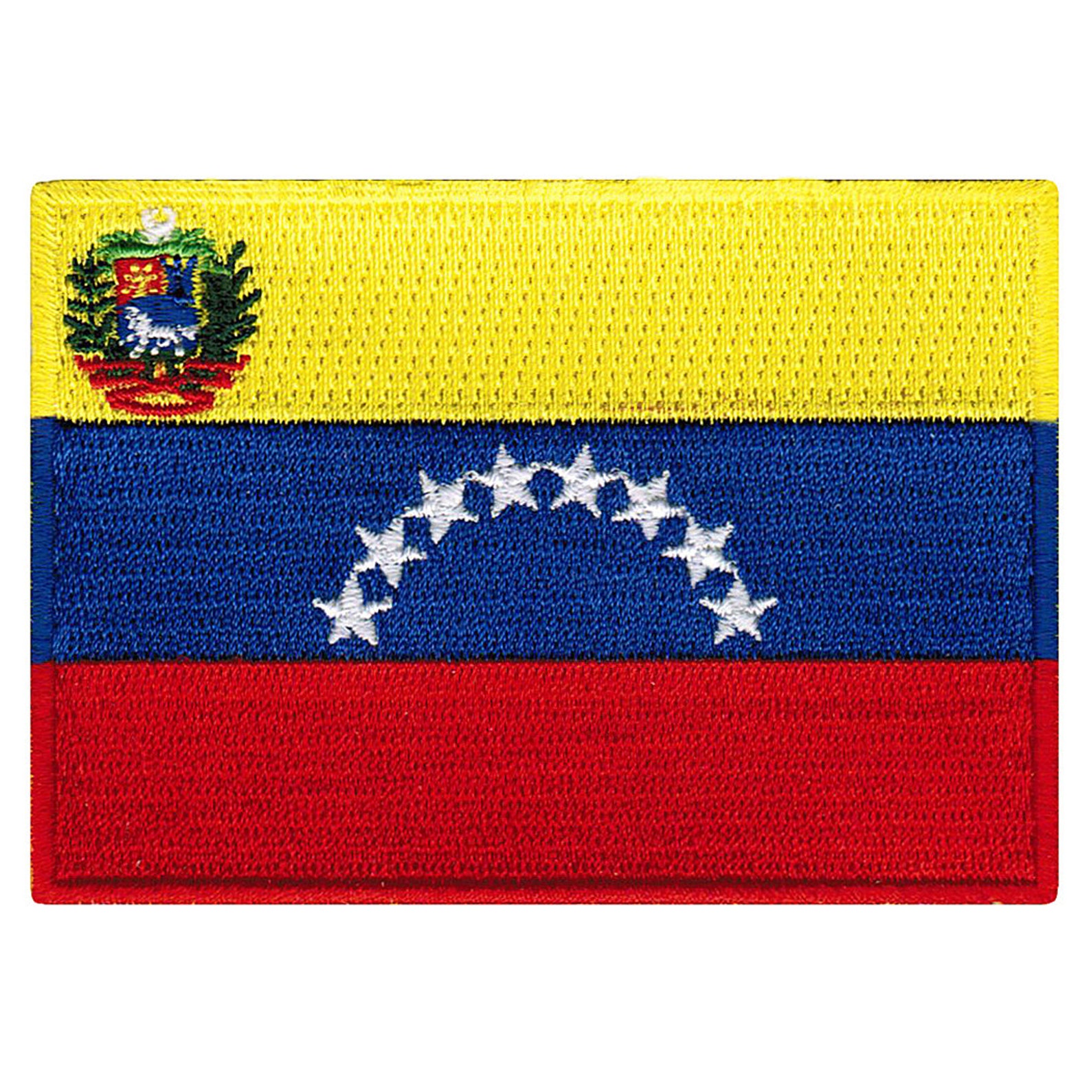 Venezuela Flag Patch: Embroidered Iron-on Applique (3.5x2.5-inches) - Etsy
