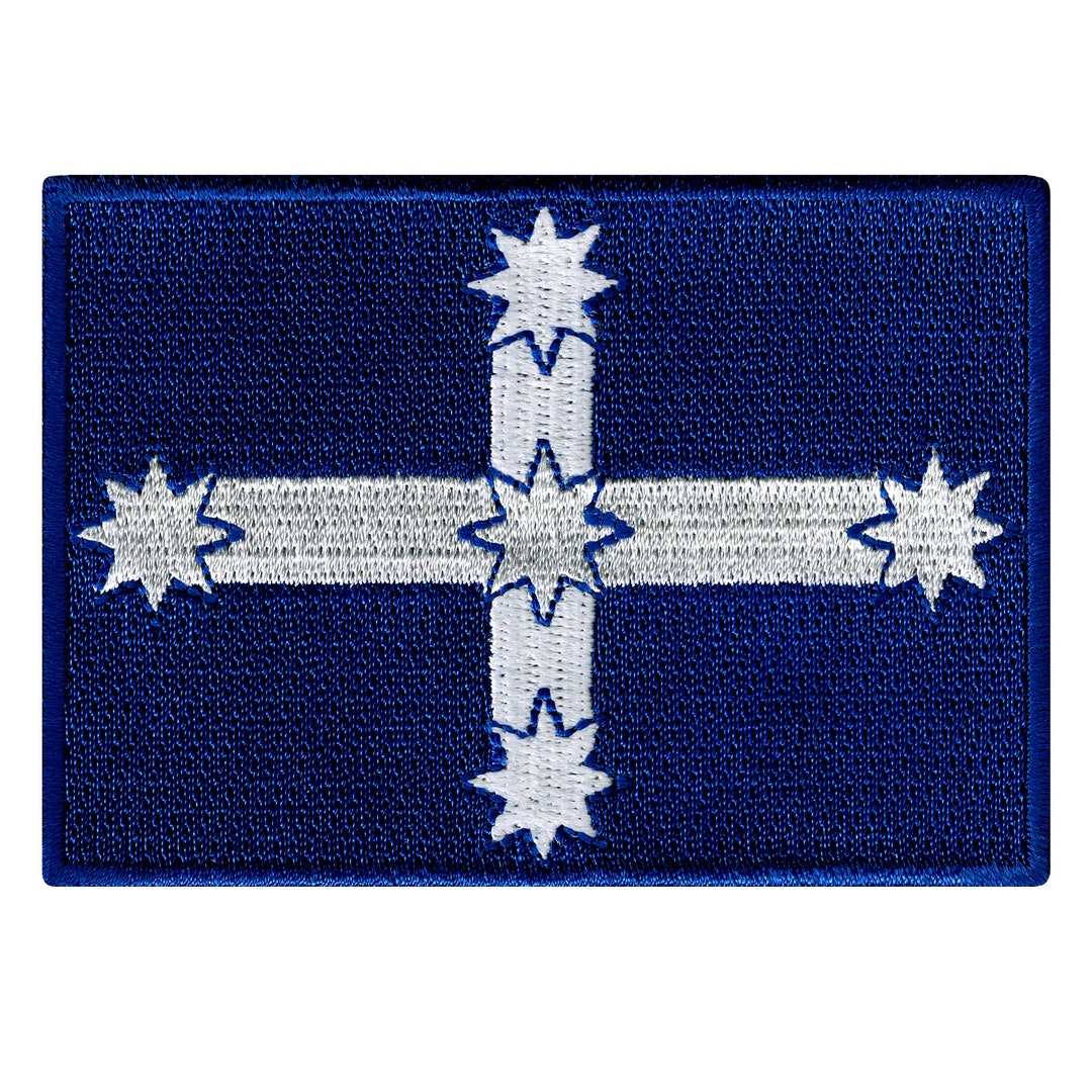 AUSTRALIA EUREKA FLAG Democracy Patch Iron-on Embroidered Applique ...