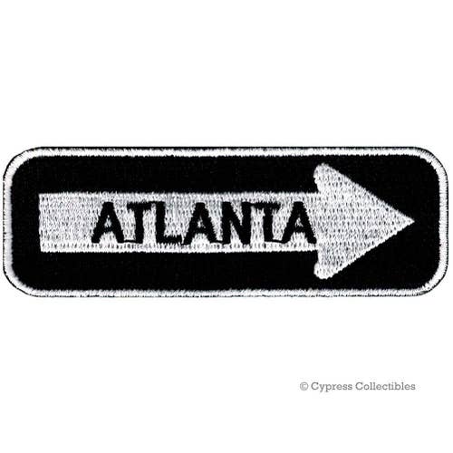 SALT LAKE CITY Road Sign Patch Embroidered Iron-on Applique - Etsy