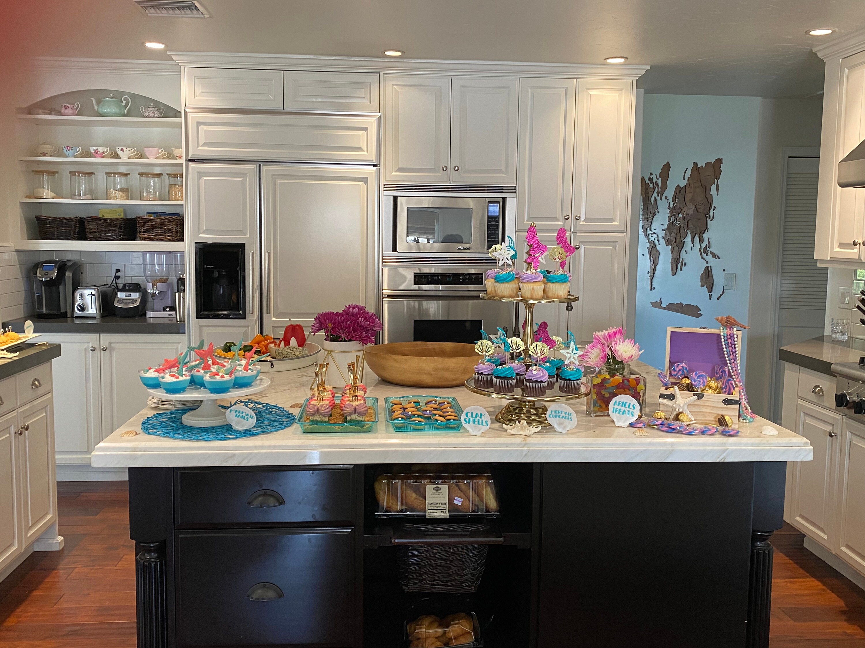 Mermaid Food Tent Label Ariel Food Label Mermaid Food Cards - Etsy