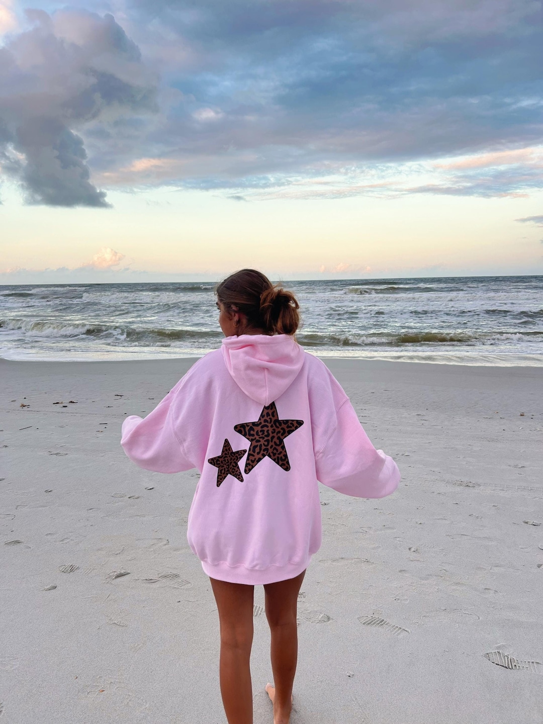 Cheetah Star Hoodie - Etsy
