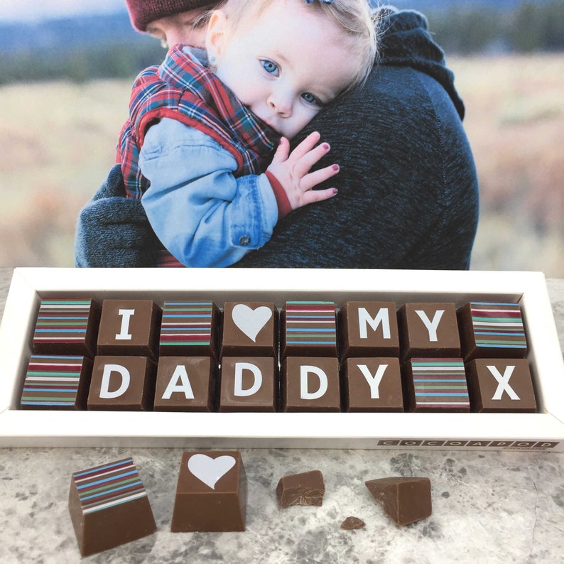 We Love You Daddy Chocolates for Father's Day - Etsy UK