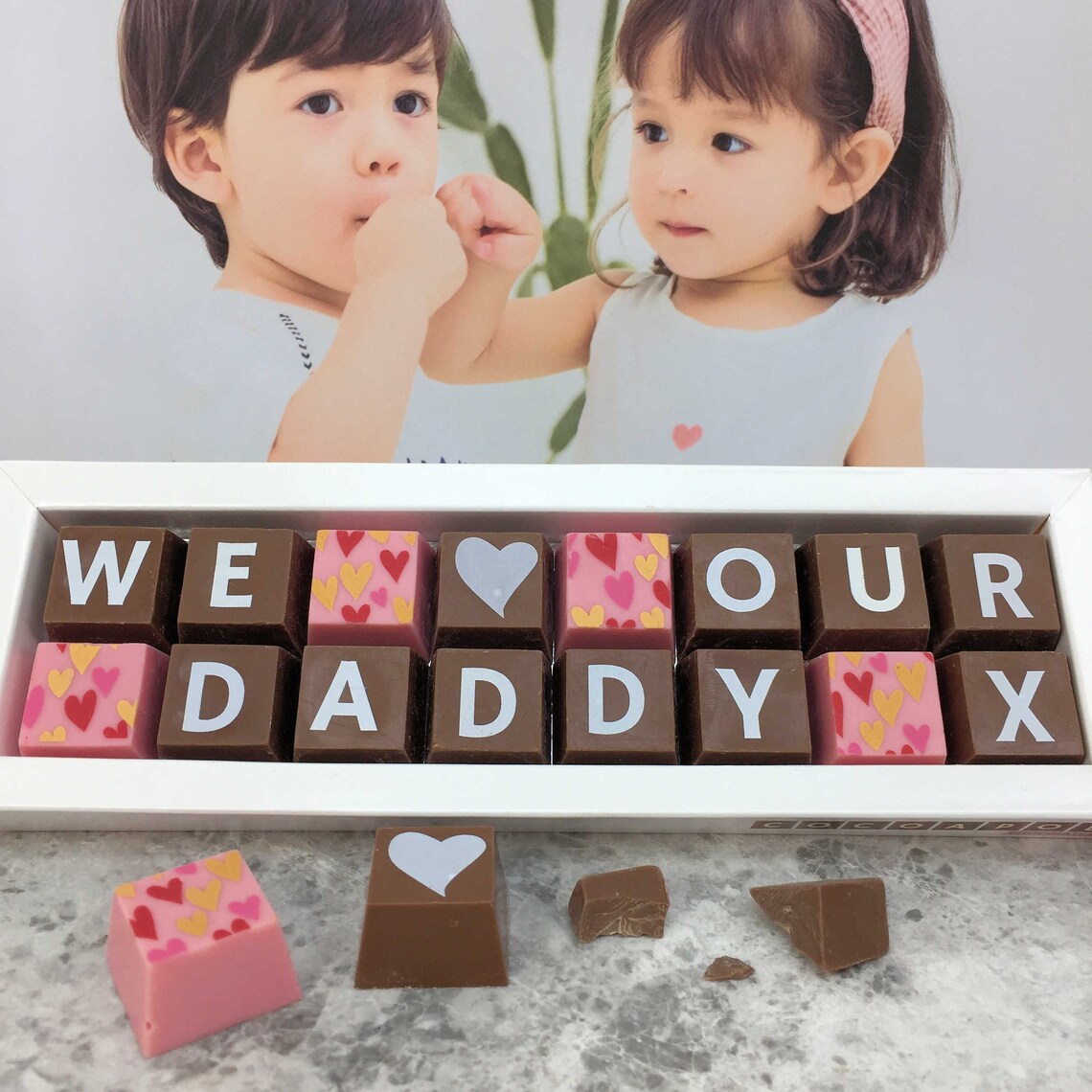 We Love You Daddy Chocolates for Father's Day - Etsy UK