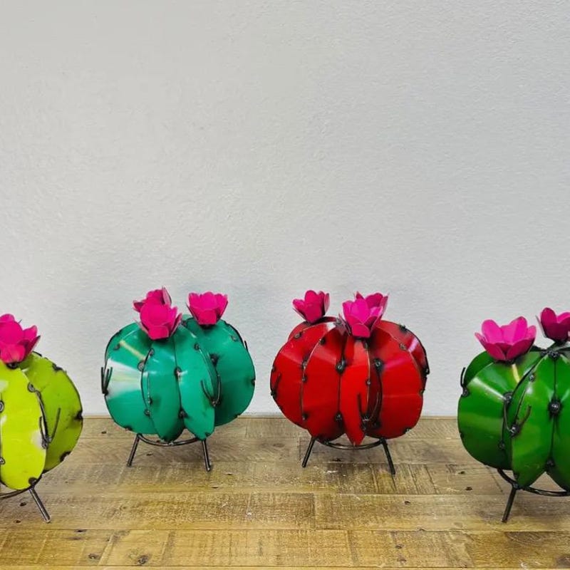 Western Cactus Statue - Etsy