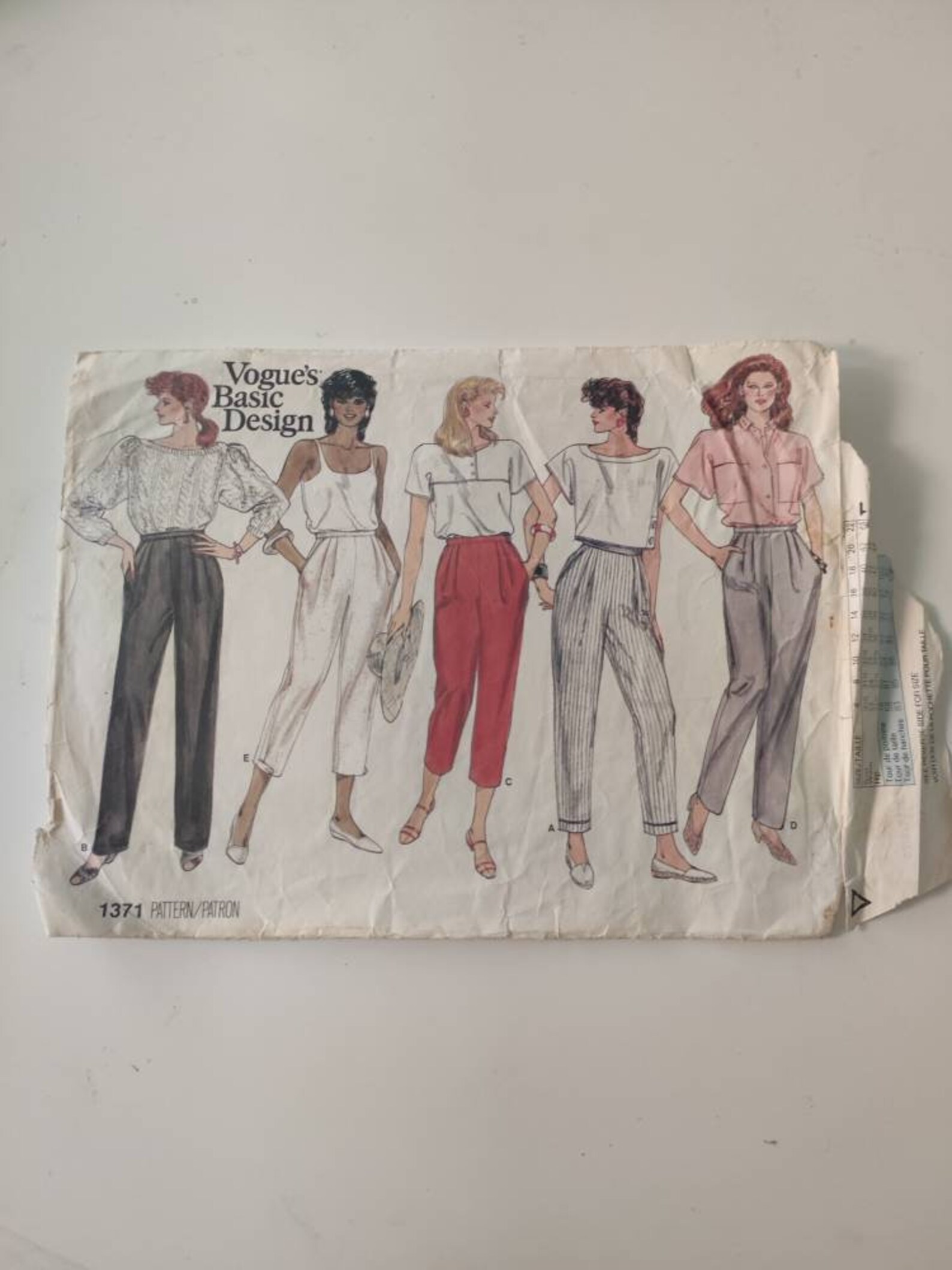 Vintage Vogue's Basic Design. Parent N.1371. 80s. - Etsy