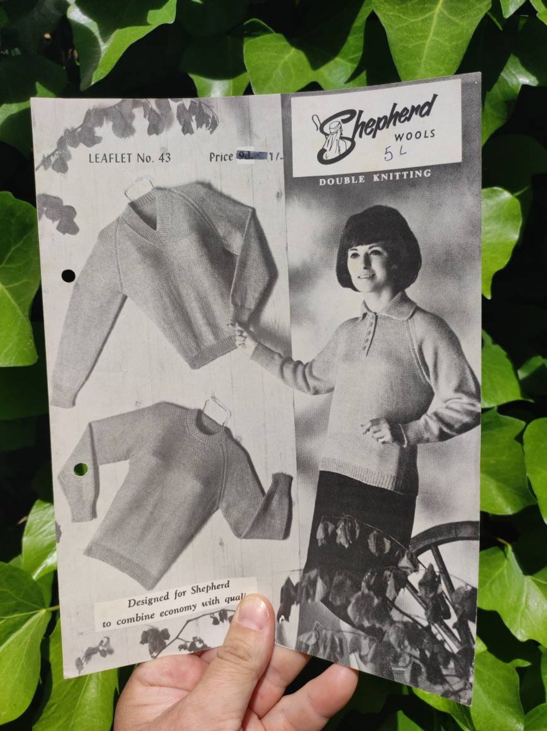 Vintage Knitting Shepherd. Sweater. 60's. - Etsy