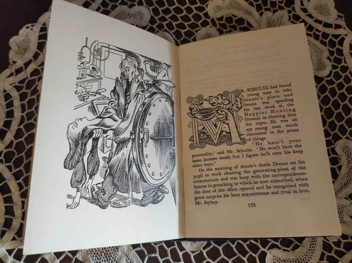 Old Book the Loves One. Evelyn Waugh. 1948. Illustrated by Stuart Boyle ...