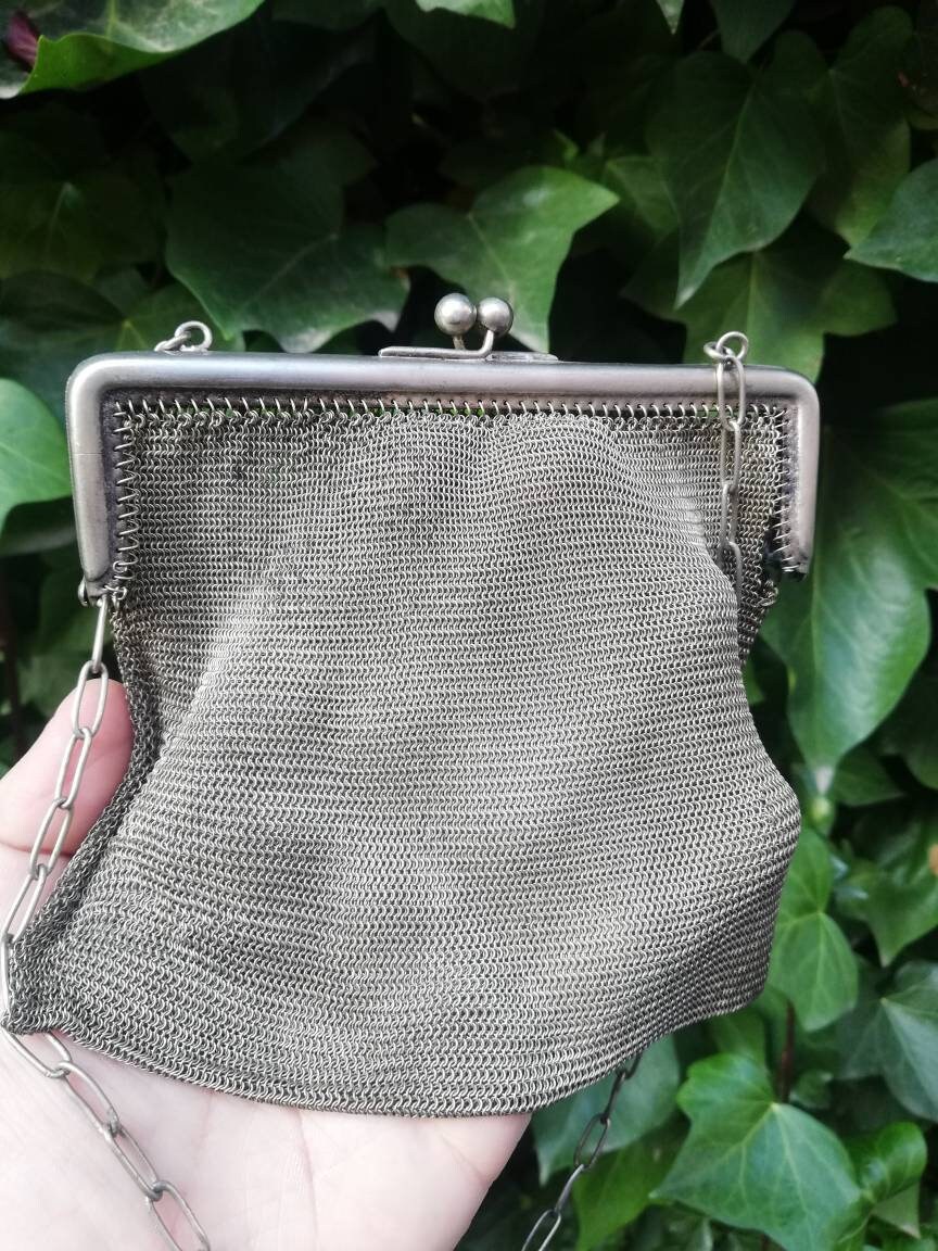 Antique Mesh Bag. 1920s. Antiques. Vintage. Fashion. - Etsy