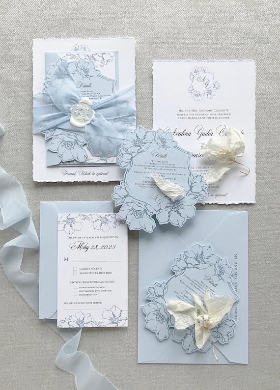 French wedding invitations 60 photos - Astyledwedding.com