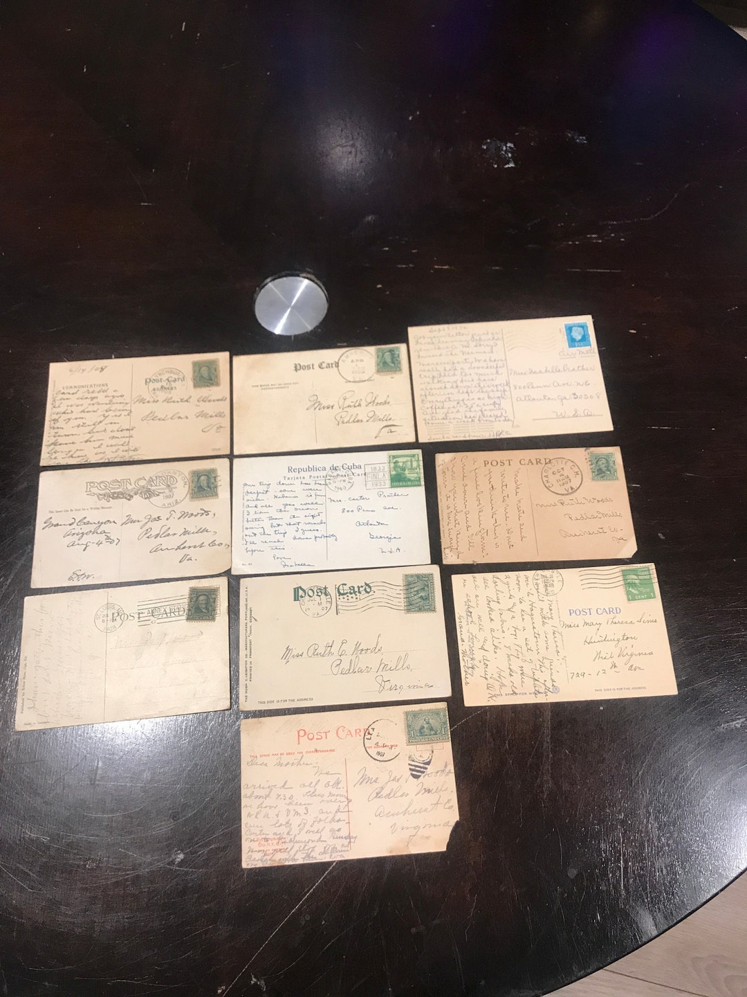 Vintage Postcards Some W .1cent Stamps - Etsy