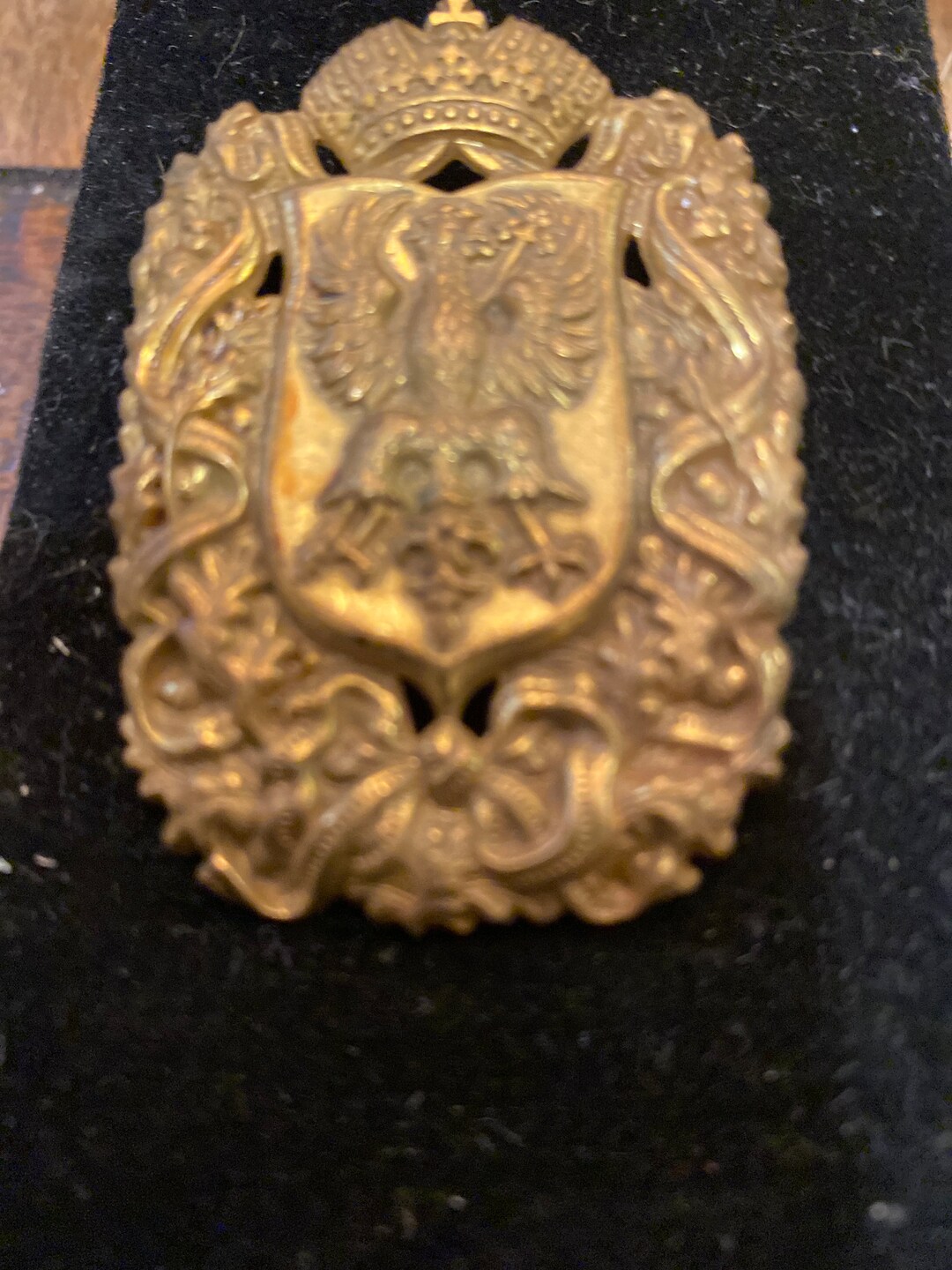 Vintage Signed Miriam Haskell Vintage Brooch Pin Crown Eagle - Etsy