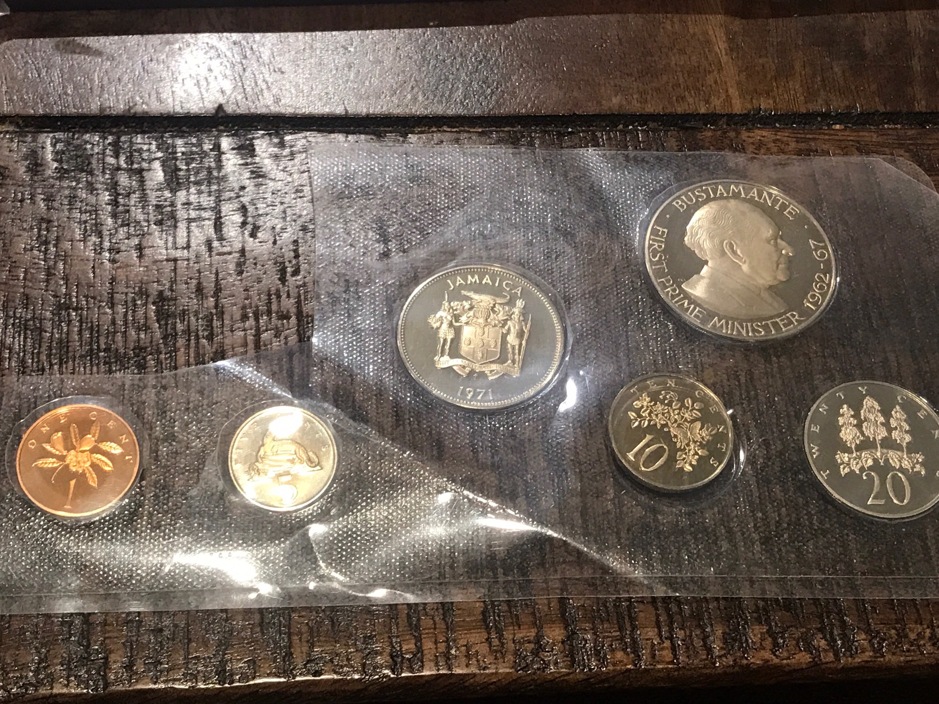 1971 Franklin Mint Jamaica Proof Set - Etsy