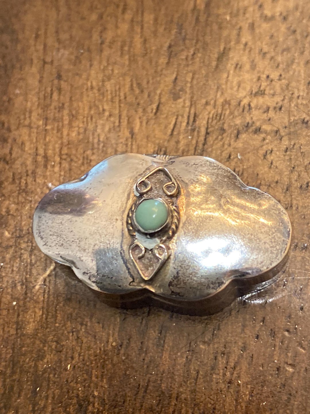 Sterling Silver With Turquoise Pill Box Circa 50s' - Etsy