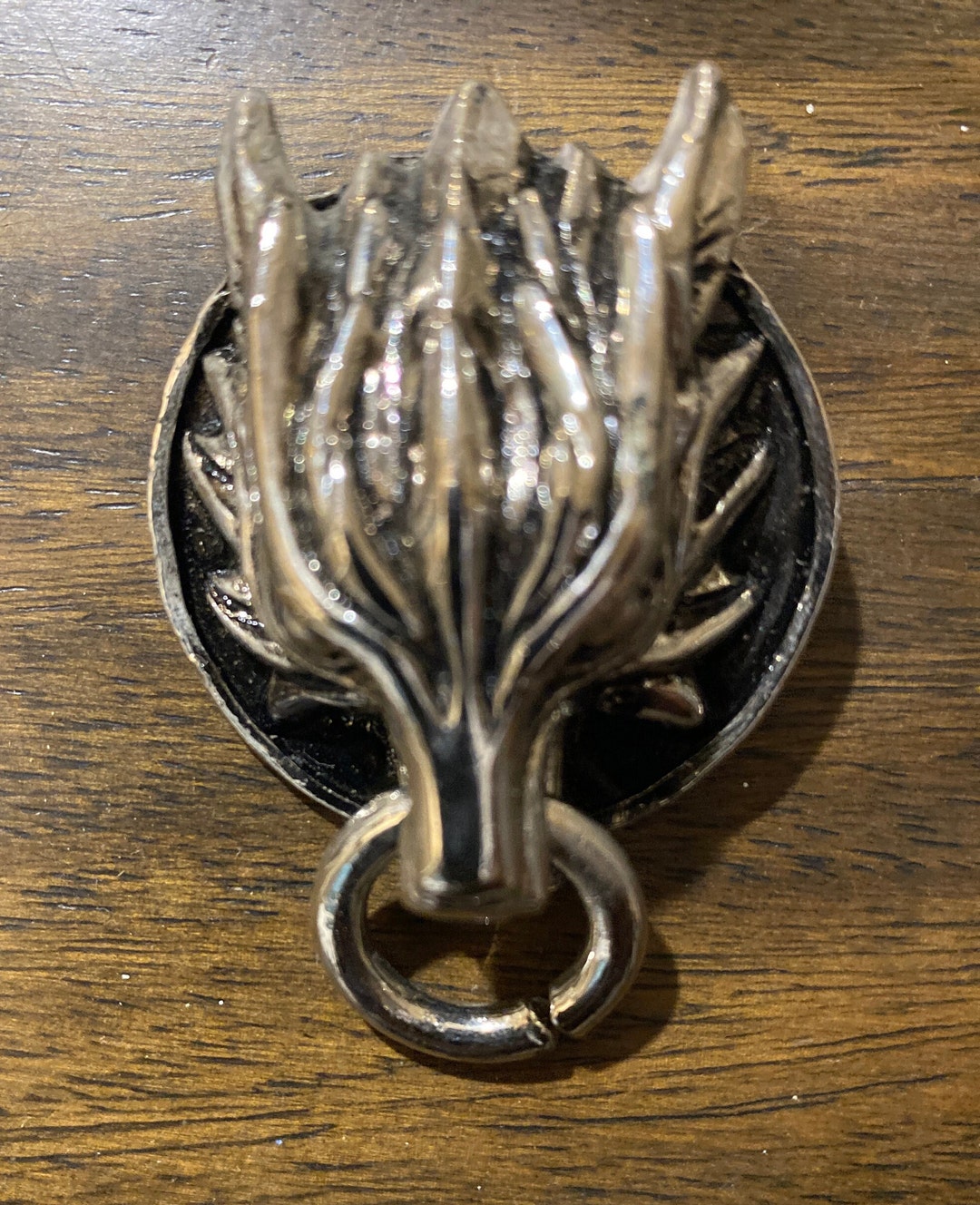 Cloud Strife Fenrir Wolf: Final Fantasy 7 Advent Brooch - Etsy