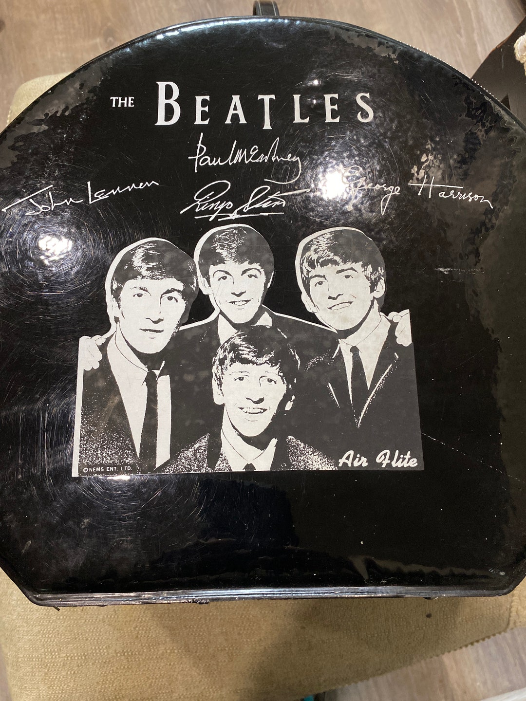 Beatles Airflite Black Overnight Case Hatbox - Etsy