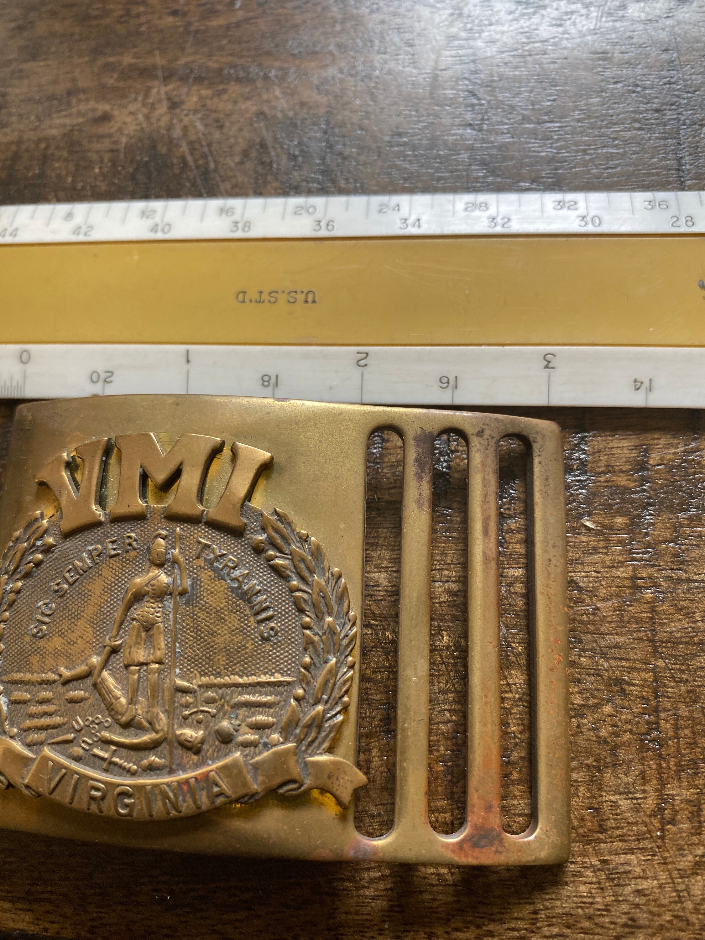 Very Rare VMI Civil War Sword Plate Belt Buckle Virginia - Etsy