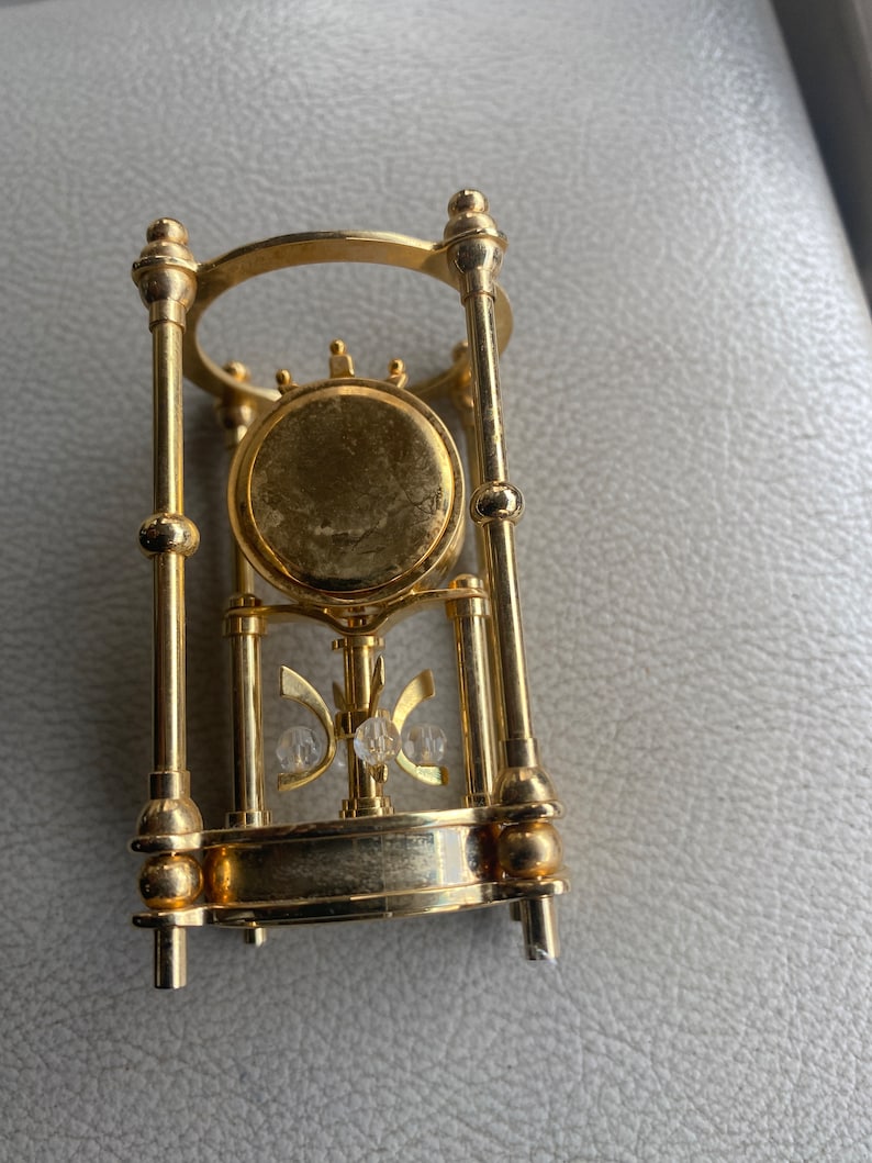 Royal Doulton by Bulova Miniature Brass Mini Musical Clock - Etsy