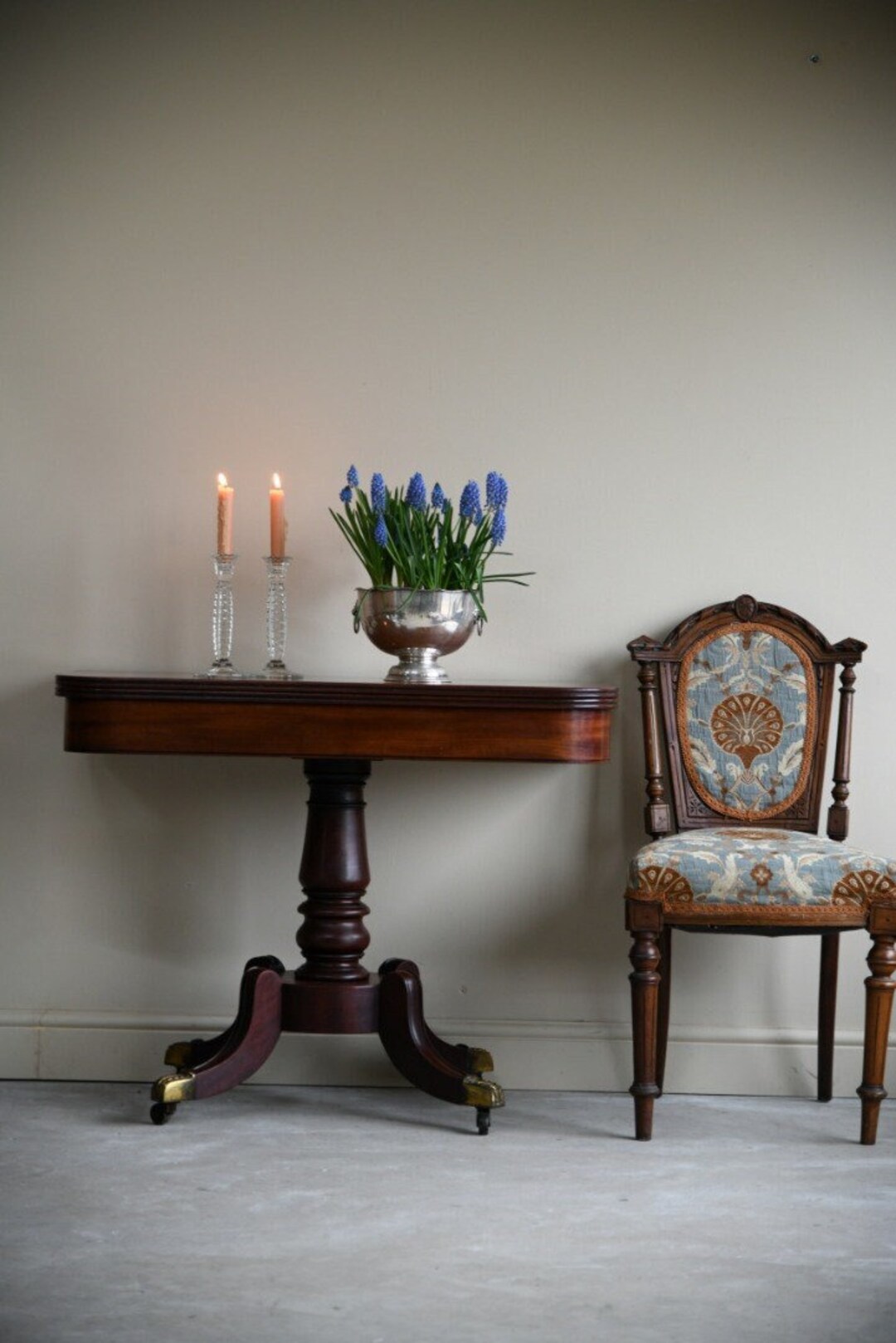 Regency Style Mahogany Tea Table - Etsy UK