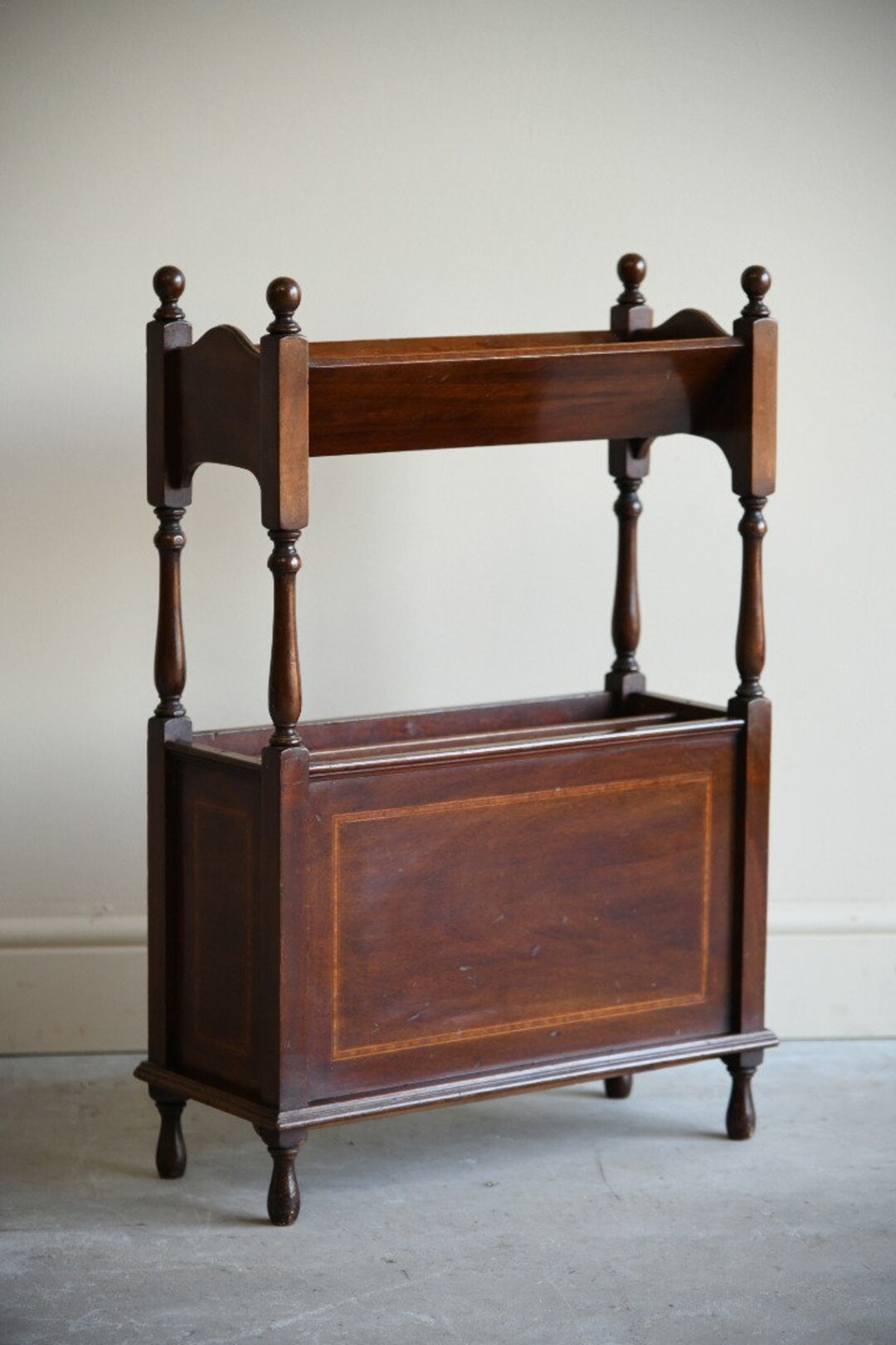 Edwardian Book Trough Freestanding Book Stand Newspaper Rack - Etsy