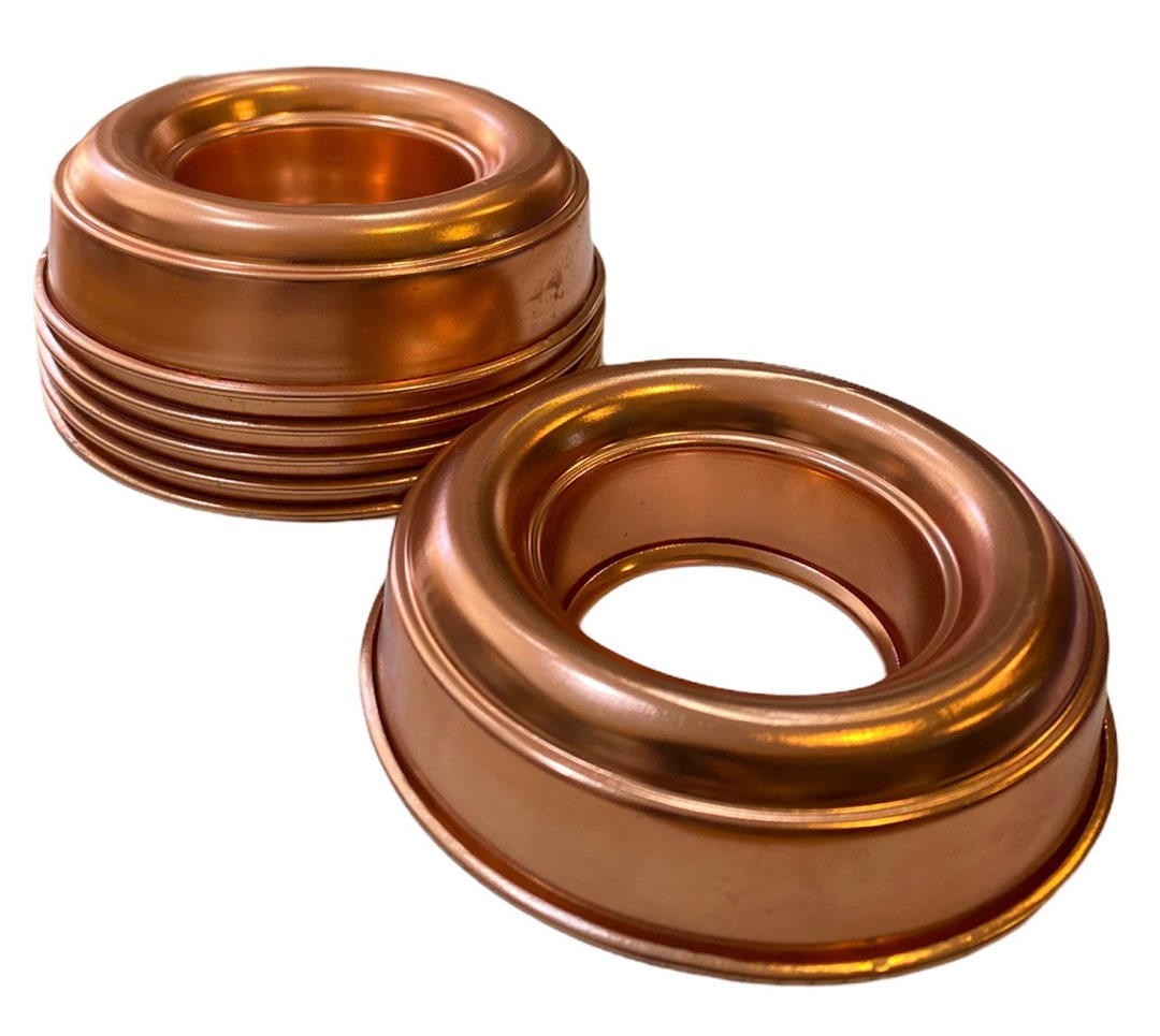 Vintage Jello Round Donut Molds Set of Six Pink Like New - Etsy