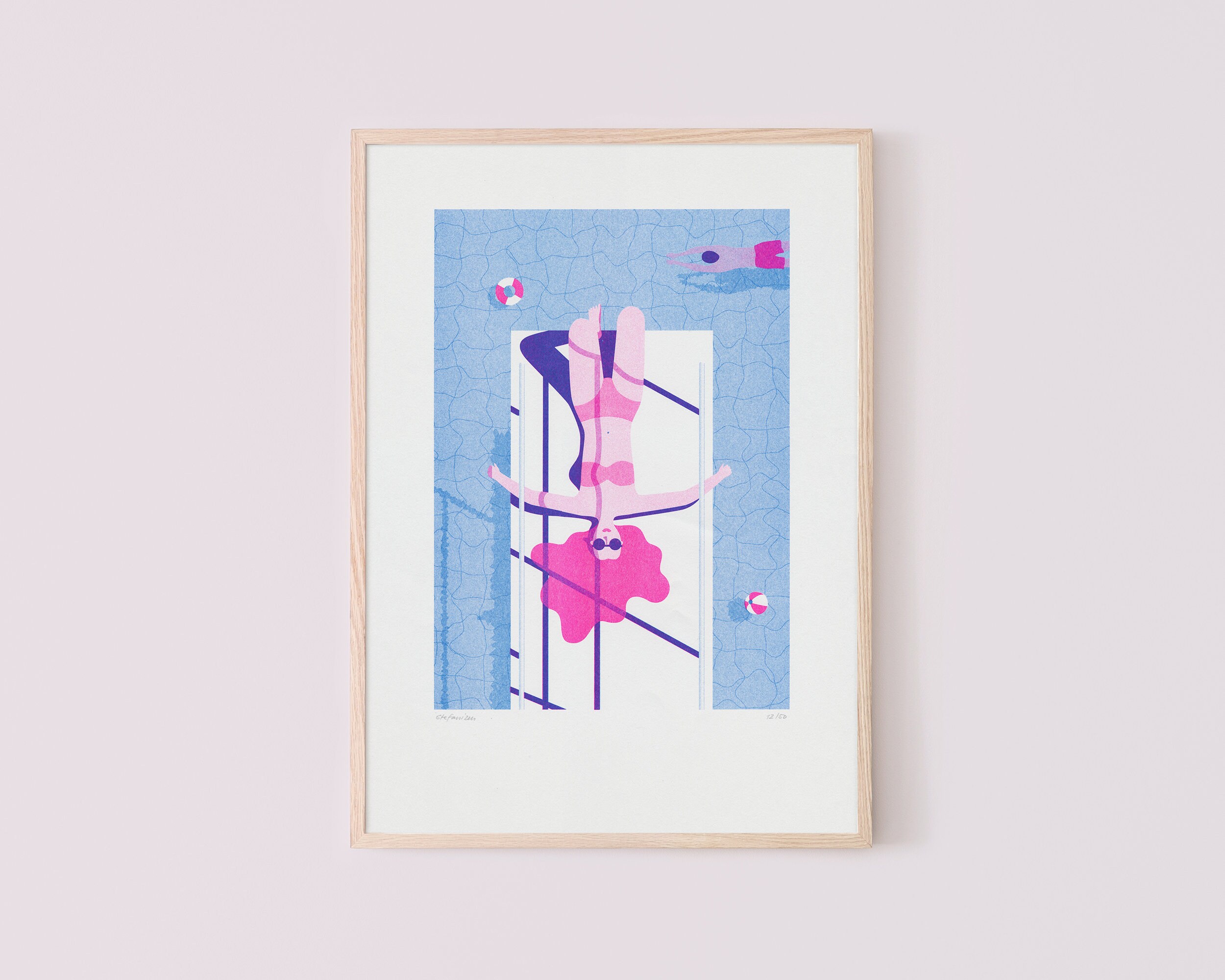 A3 Risograph Print Recoil' Prints Screenprints etna.com.pe