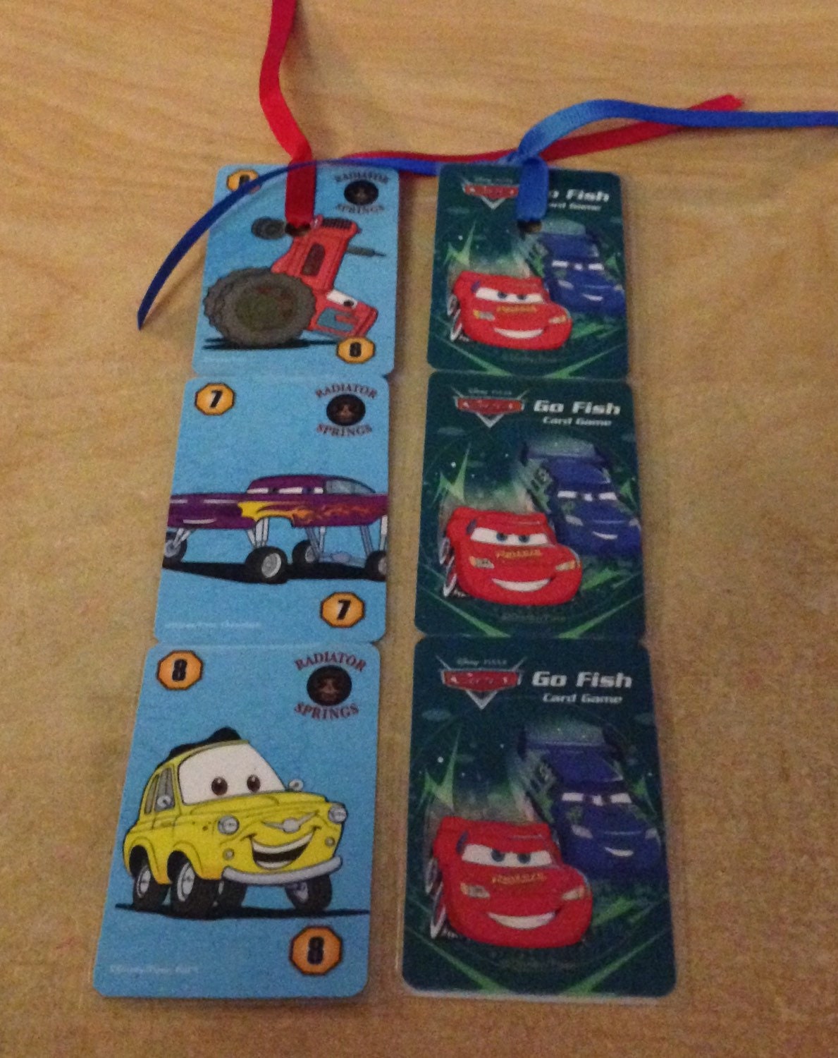 SPECIALDisney Pixar Cars Bookmarks made from upcycled | Etsy