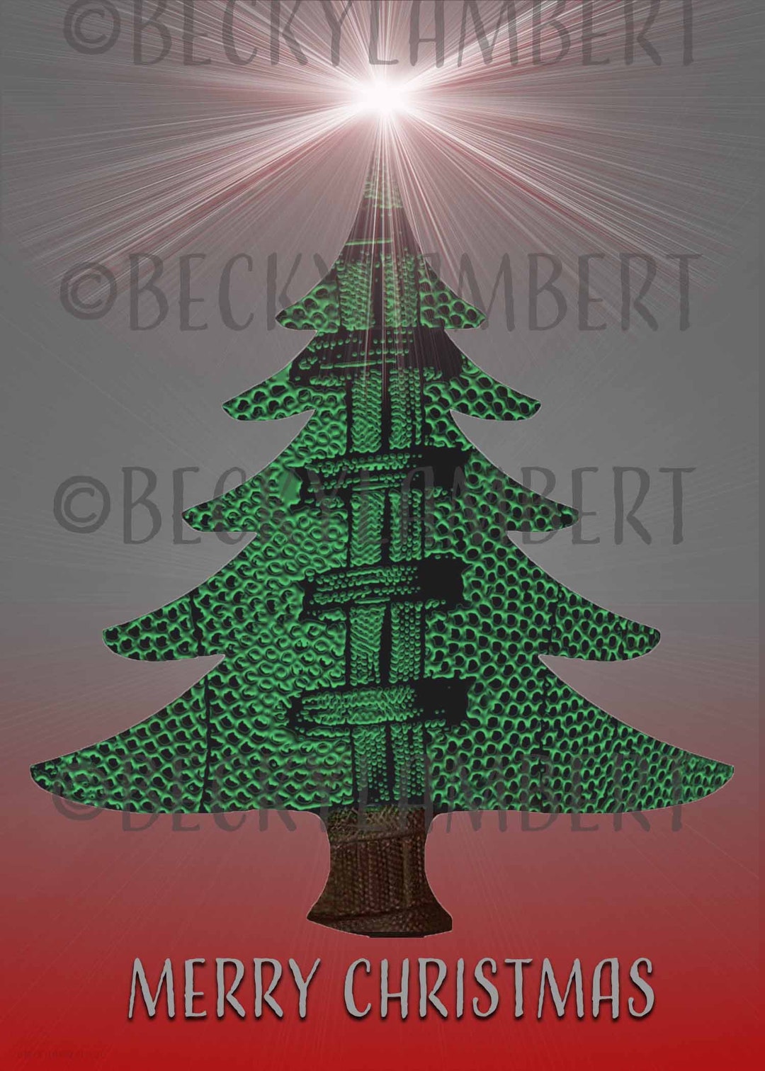 Ohio State Football Christmas Tree Card, Digital Files Easy to Have ...