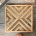 Square Reclaimed Wood Wall Hanging - Etsy