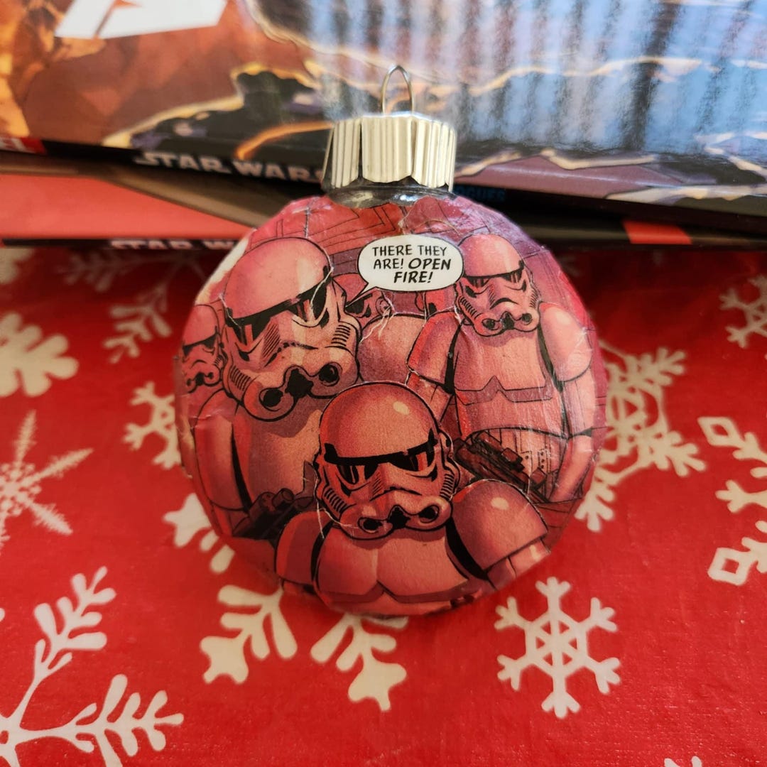 Upcycled Star Wars Comic Christmas Tree Ornament - Etsy