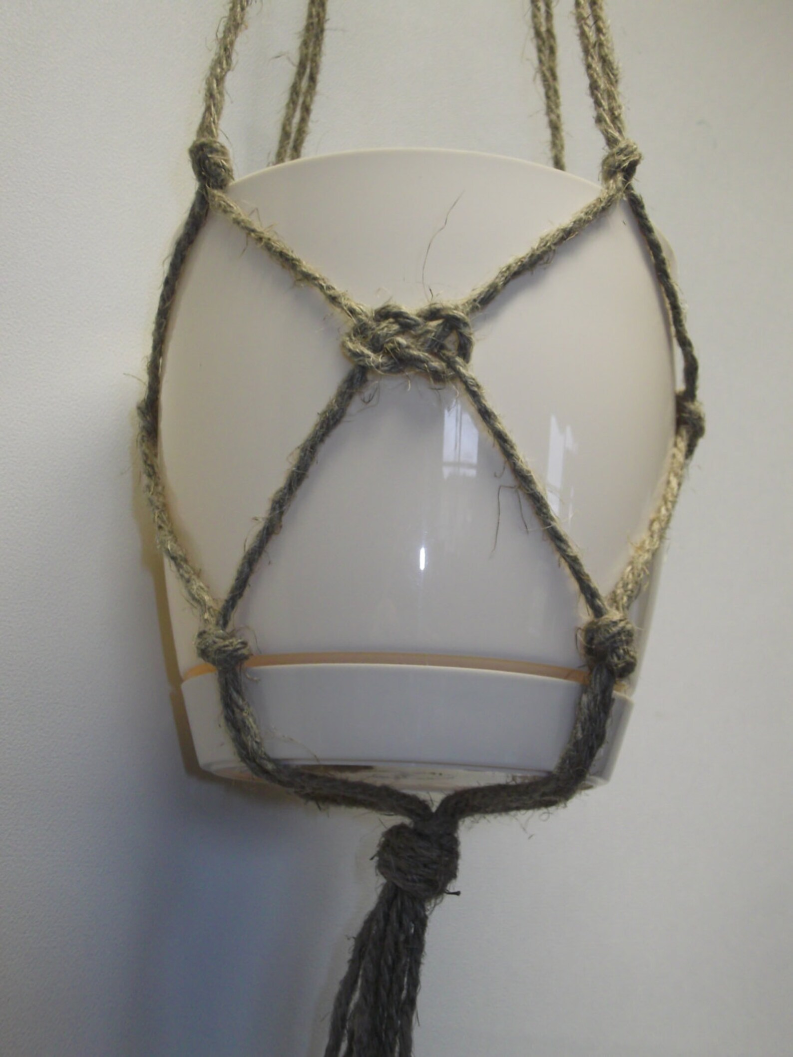 Flax Tow String Plant Hanger. Nature Friendly. - Etsy