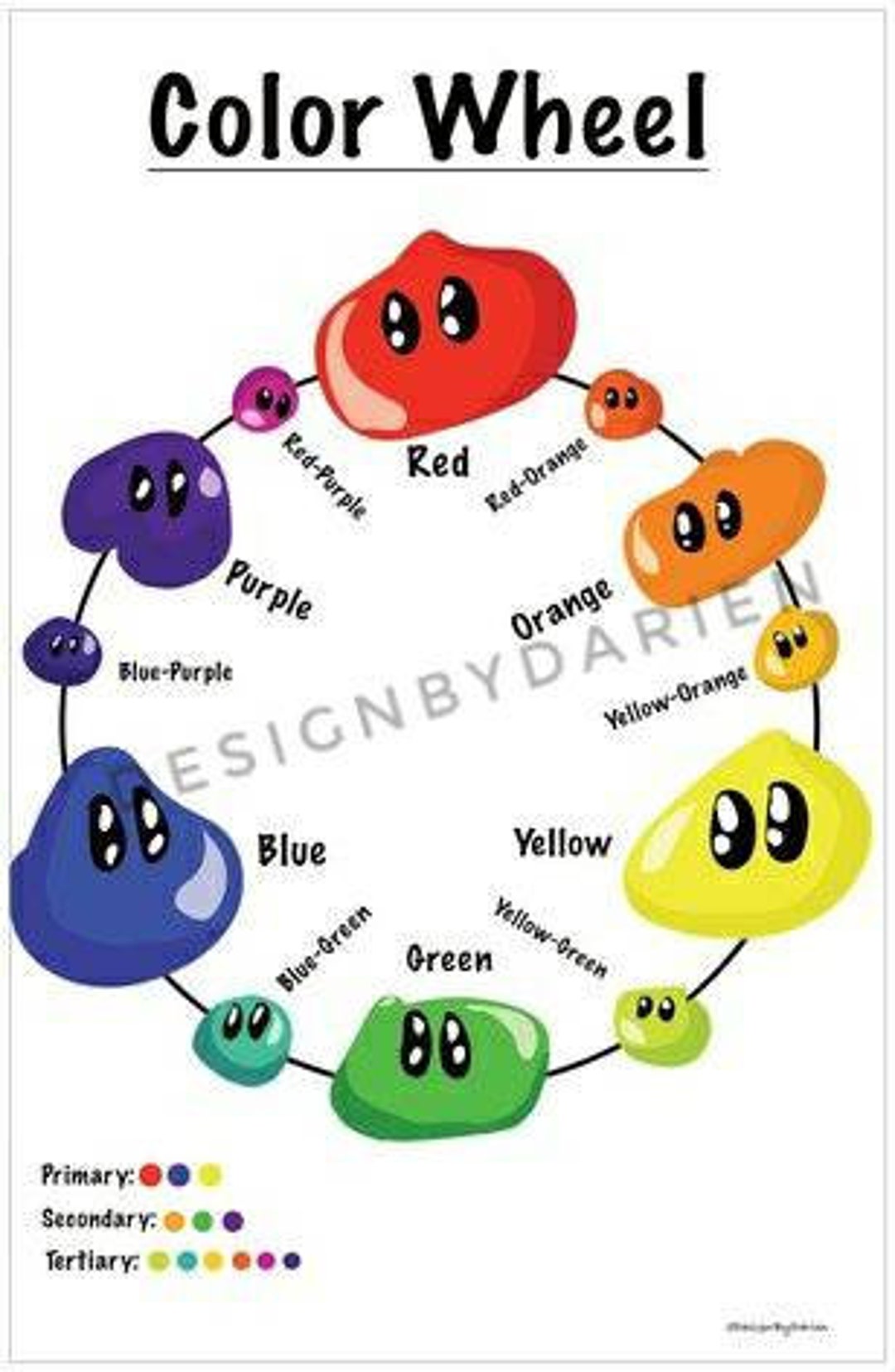 Color Chart Posters (11in X 17in) - Etsy