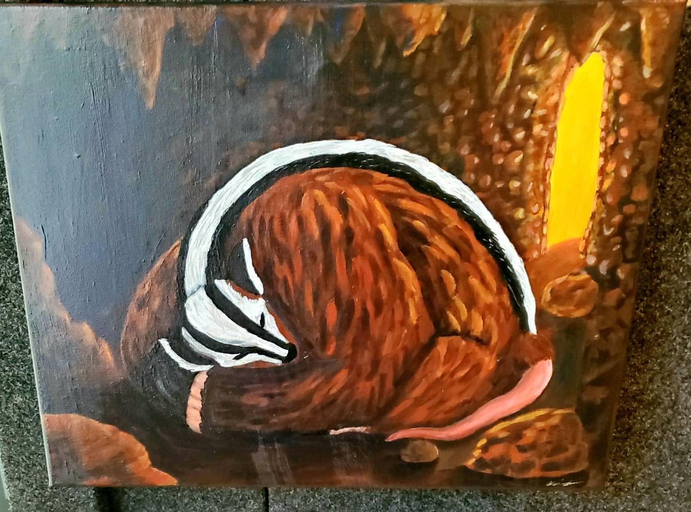 Avatar the Last Airbender Badgermole 16x20 Inch Acrylic Painting - Etsy