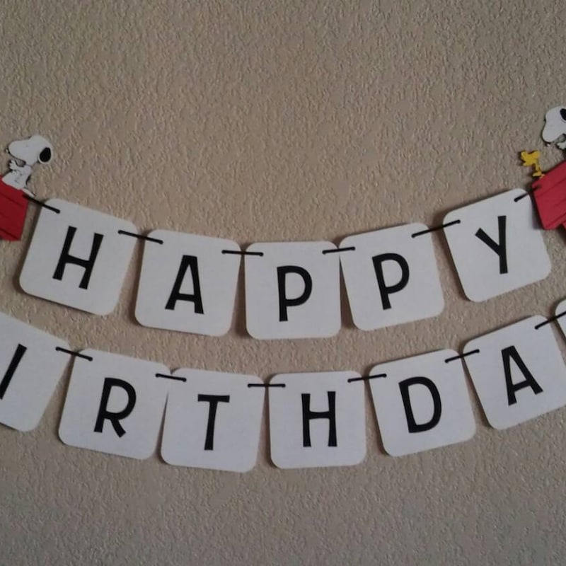 Snoopy Birthday Decorations - Etsy