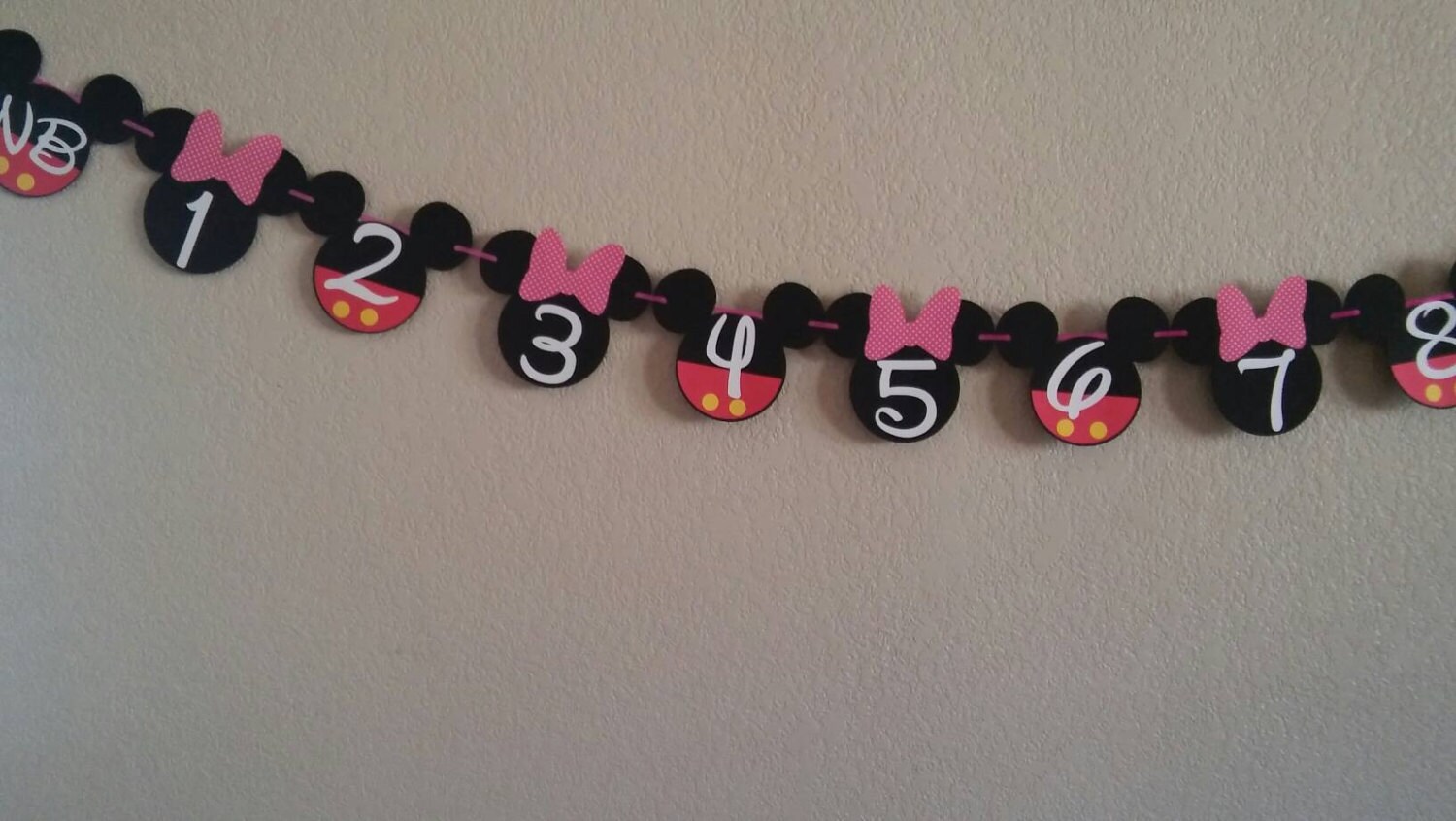 Minnie and Mickey Photo Banner, Free Sipping USA, Photo Banner, Hold NB ...