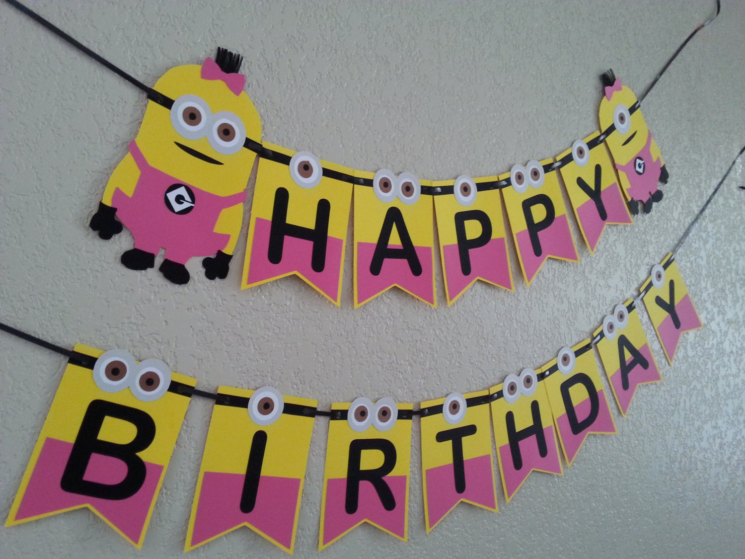 Minion Happy Birthday Banner
