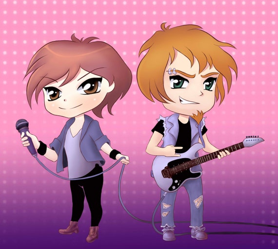 Custom Cartoon CHIBI STYLE PORTRAIT - Etsy