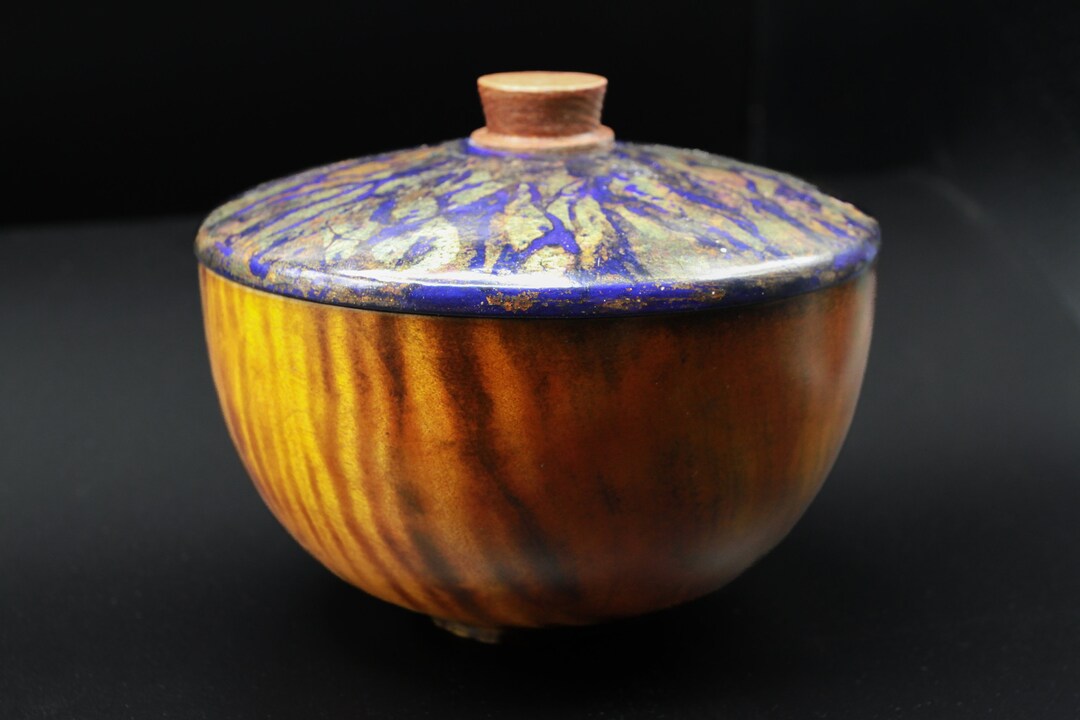 Figured Maple Lidded Round Salt Cellar - Etsy
