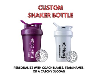 Custom Shaker Bottle - Etsy