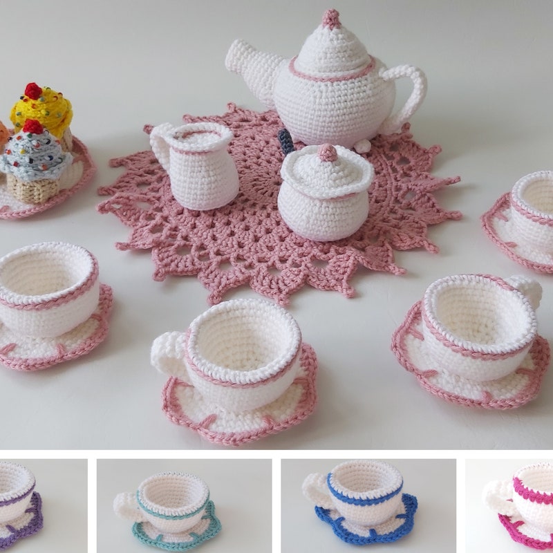 Crochet Tea Set - Etsy