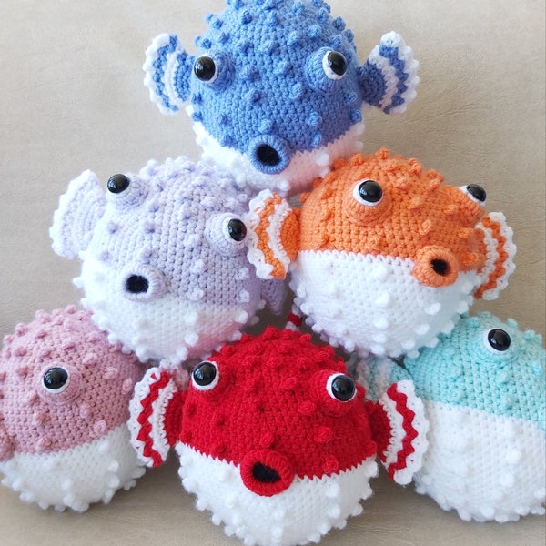 Puffer Fish Toy - Etsy