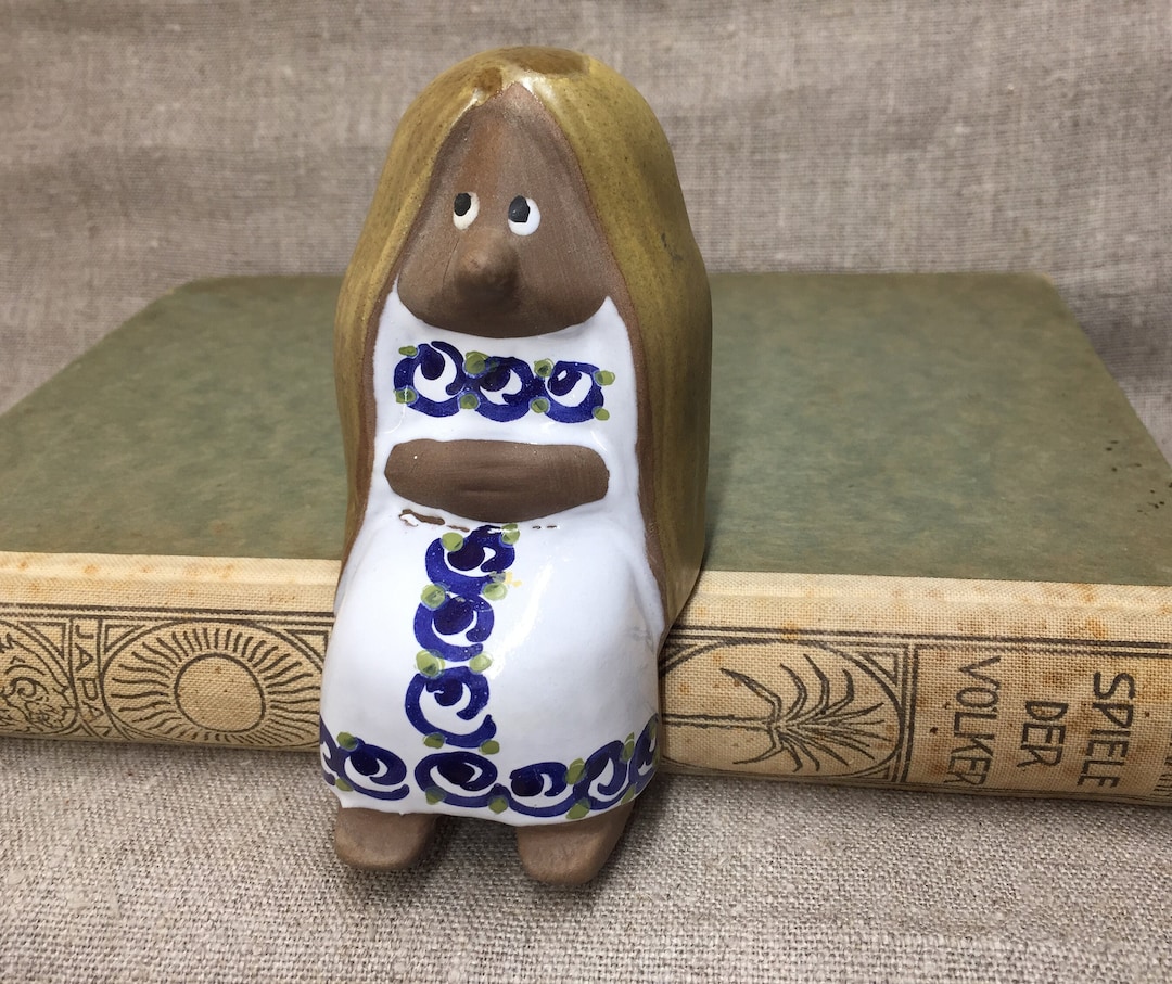 Kurt Nilsson Ceramic Sitting Troll Figurine - Etsy