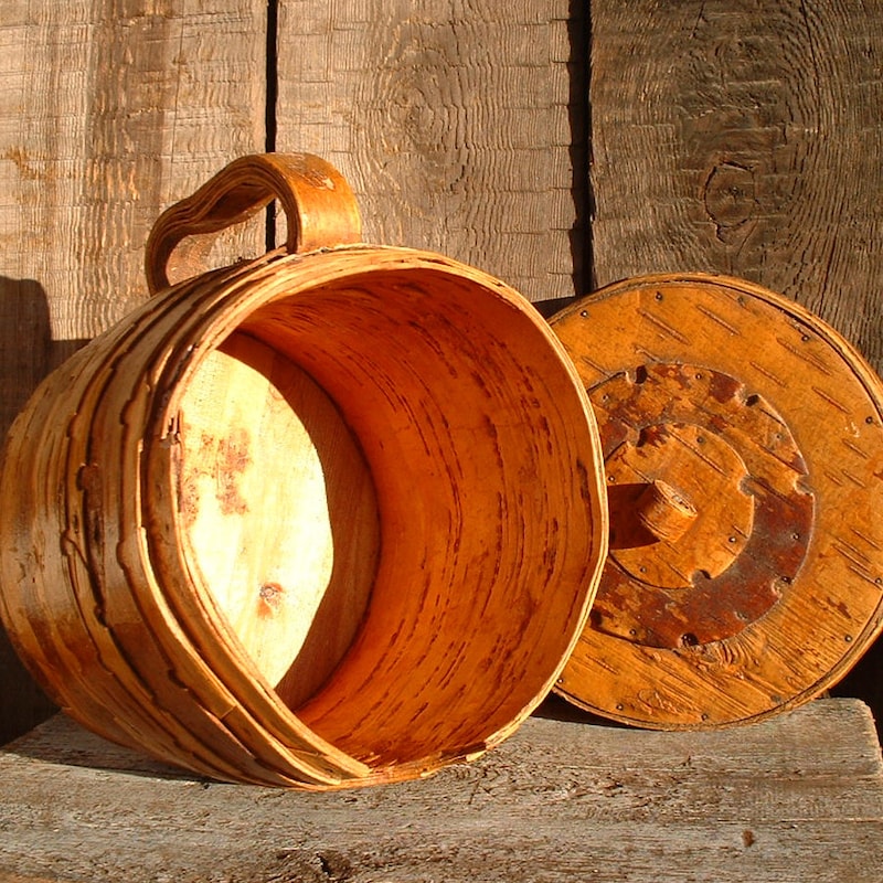 Rustic Container - Etsy