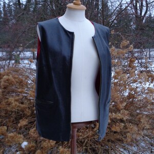 Swedish Vintage Leather Vest; Malte Hulten MALMO Black Leather Vest ...