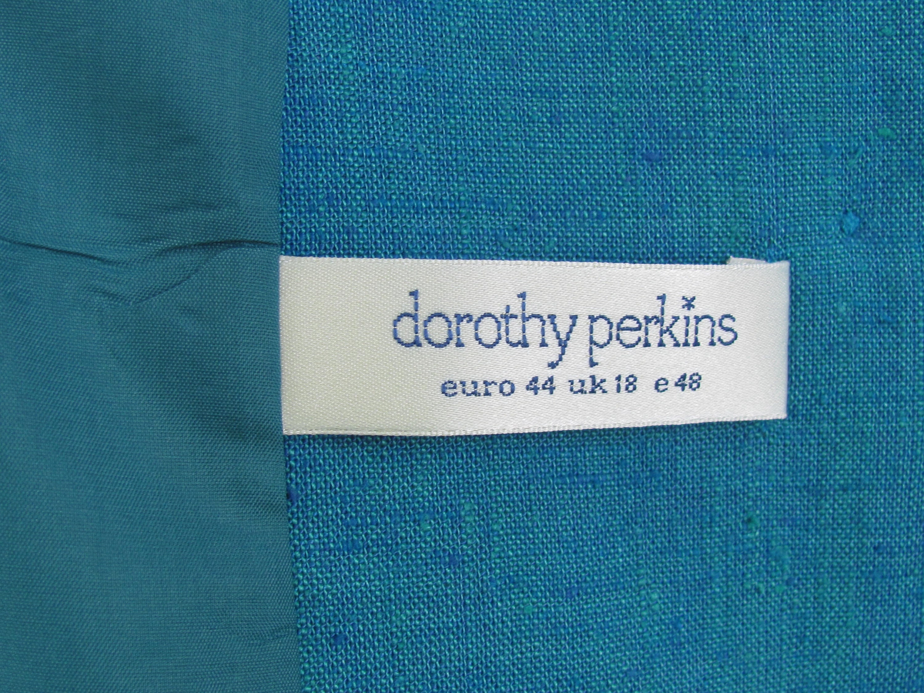 Vintage Jacket Size L / UK18 / Euro 44 / US14 Turquoise Blue - Etsy