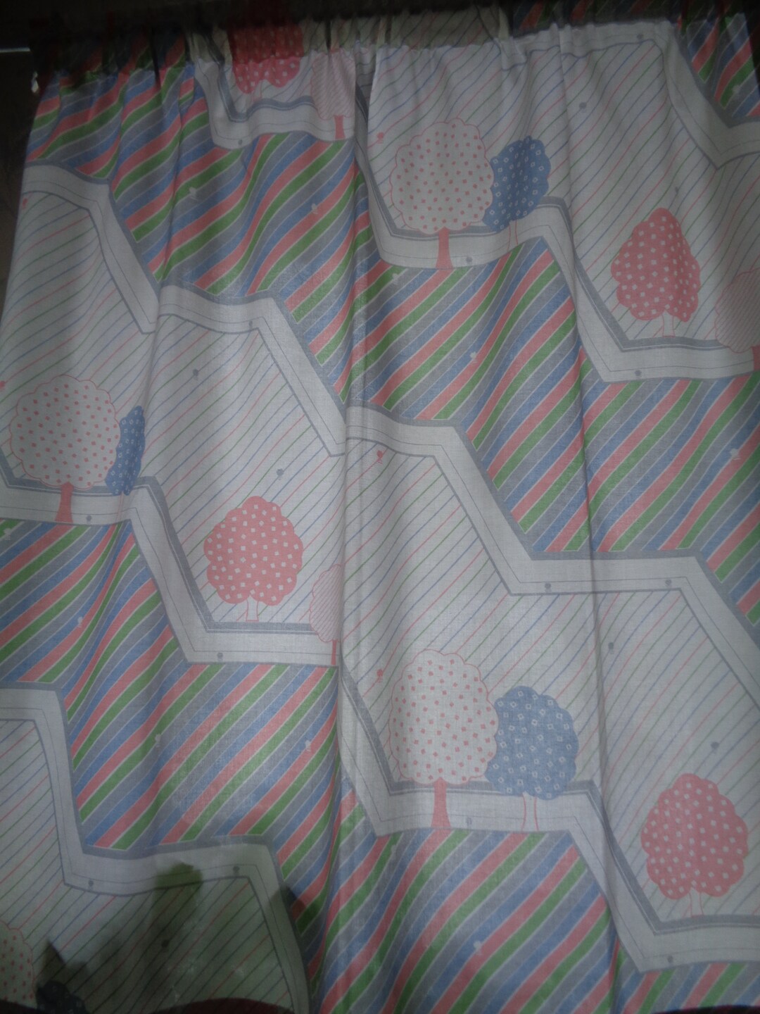 British Vintage Curtain H47"x W47" BHS House&home Curtain Made in ...