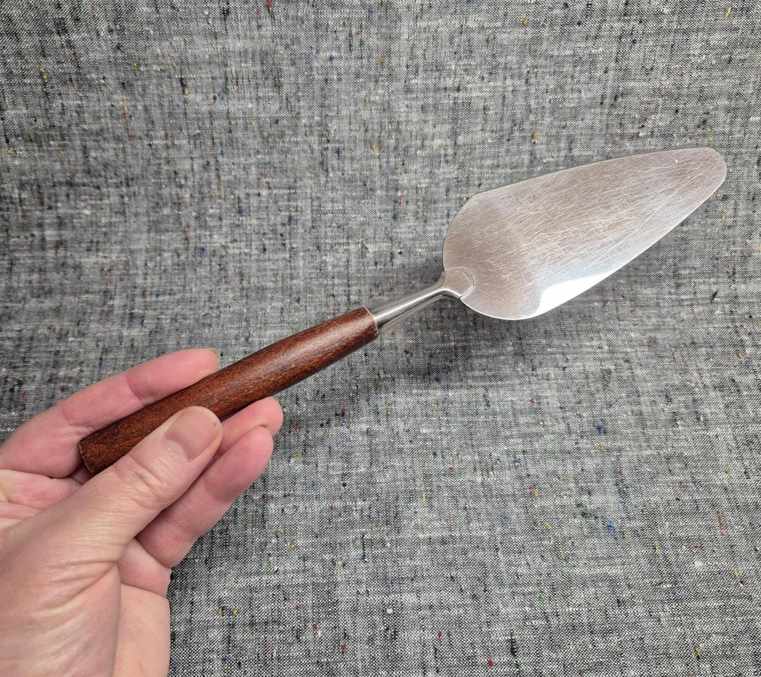 Mid Century Swedish Vintage Stainless Cake Spatula / Pie Server With ...