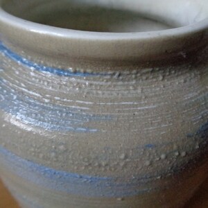 Swedish Vintage Studio Pottery; H 5.5"/ 14cm Stoneware Pot / Wide Vase ...