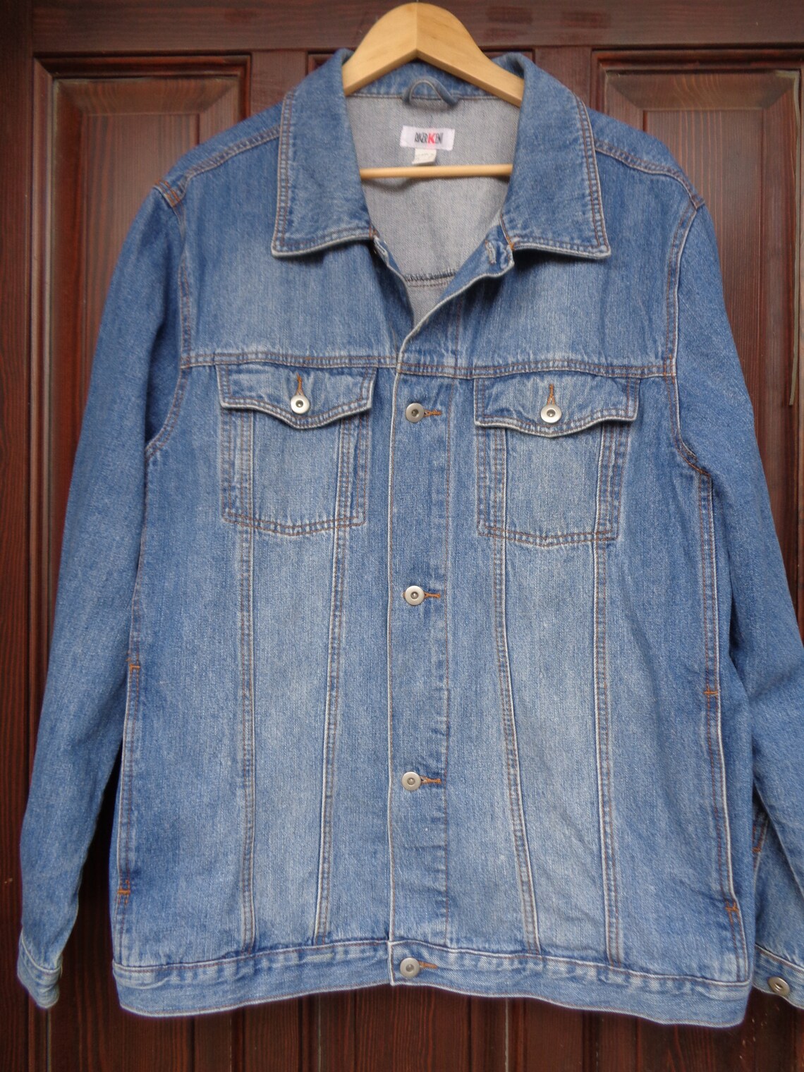 Roger Kent Denim Jacket Size XL/ 56; Blue Cotton Denim Jacket; Men's ...